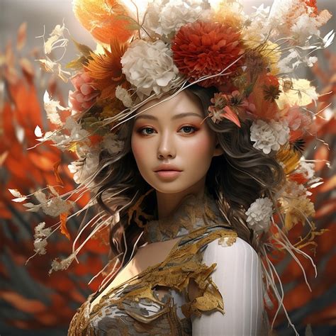 Premium Photo 3d Renderd Photo Of Female Models Photo With Full Of