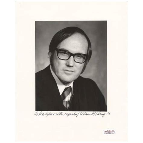 William Rehnquist Signed Photograph