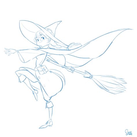 Anime Witch Pose Reference