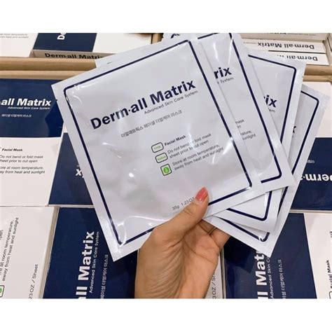 Derm All Matrix Mask Lifting Skin Tightening Shopee Malaysia