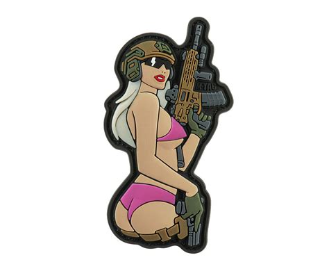 Patch M Tac Tactical Girl Bikini Airsoft Ieftin