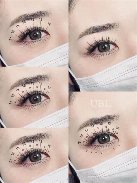 Mapping 【ubl】 Eyelash Extensions Lashes Eye Makeup