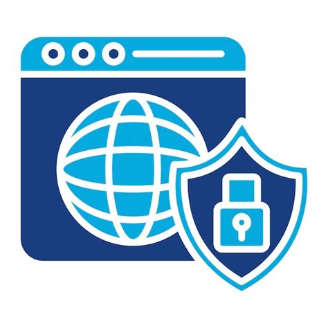 Premium Vector Internet Security Duotone Illustration