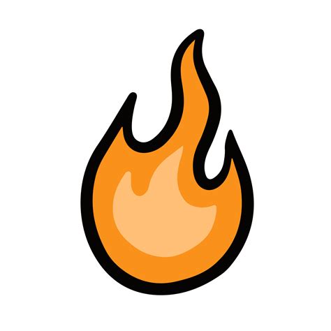 Simple Fire Illustration For Design Element 12896055 Png