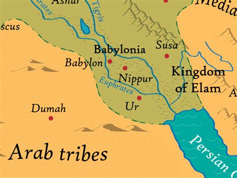 Neo Assyrian Empire Map