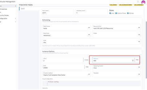 Rancher Rke2 Vsphere Node Driver Ui Issues When Editing Memory And Disk