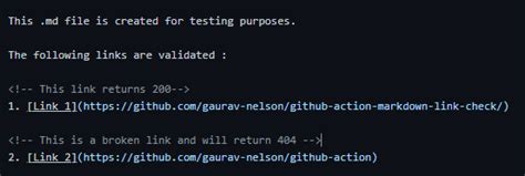 Markdown Link Check Actions GitHub Marketplace GitHub