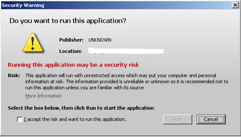 Avoid Security Warning Of Java Due To Certificate Error Stack Overflow