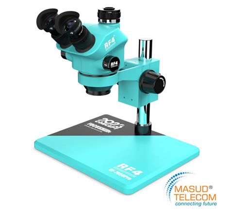 Rf7050pro Trinocular Stereo Microscope With Big Base