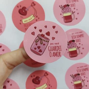330 Adesivos prova d água 7x7cm Personalizado sua logotipo Shopee