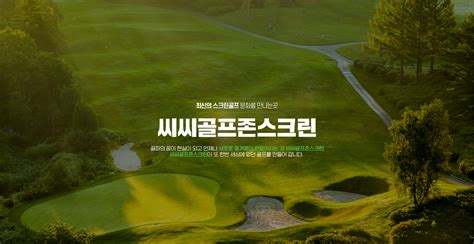씨씨골프존스크린