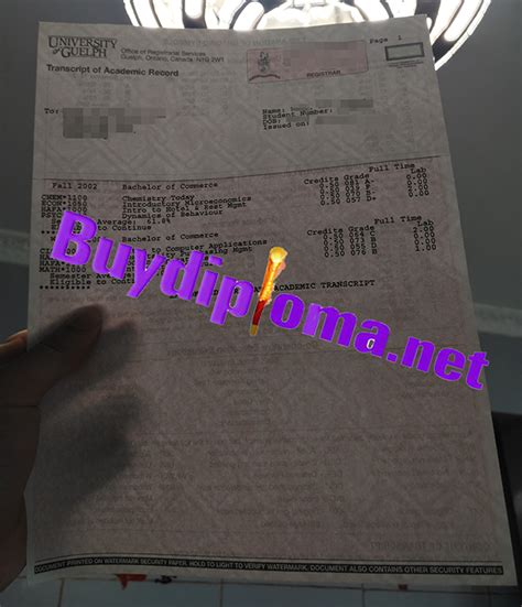 How Can I Shopping Fake University Of Guelph Transcript Fake College