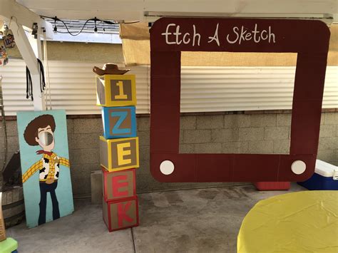 Toy Story Etch N Sketch Prop Lifesize 1st Birthday Holiday Parties