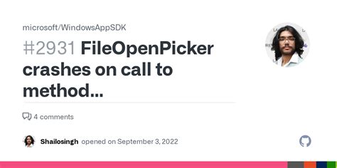Fileopenpicker Crashes On Call To Method Picksinglefileasync If