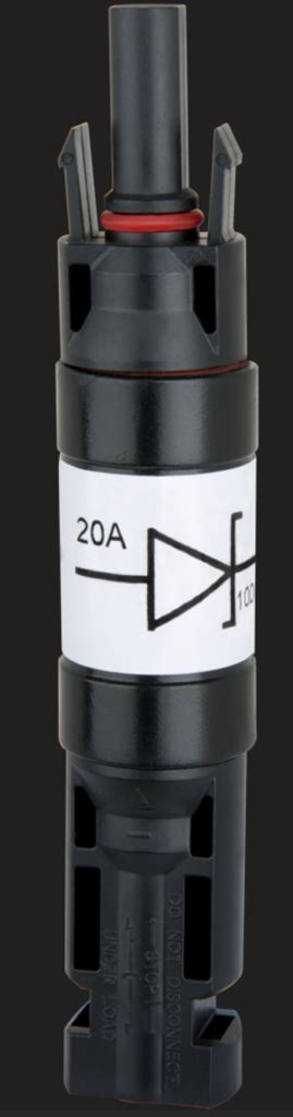 10a 1000v Dc Solar Photovoltaic Diode Connector