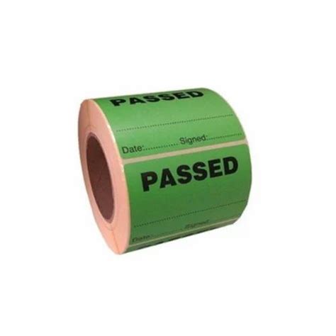Qc Passed Sticker At ₹ 006piece In New Delhi Id 2852760749912
