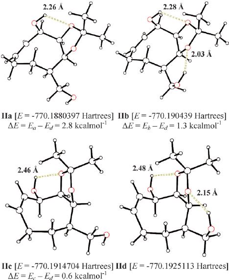 Overlay Of The Molecular Conformations Of The Diol 2 As Observed In Download Scientific
