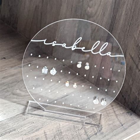 Acrylic Earring Display Etsy