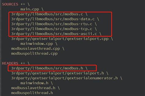 Qt Modbus Communication LibModbus Implementing MODBUS Host Function