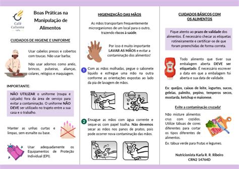 Folder Boas Práticas De Manipulação De Alimentos Pdf Pdf