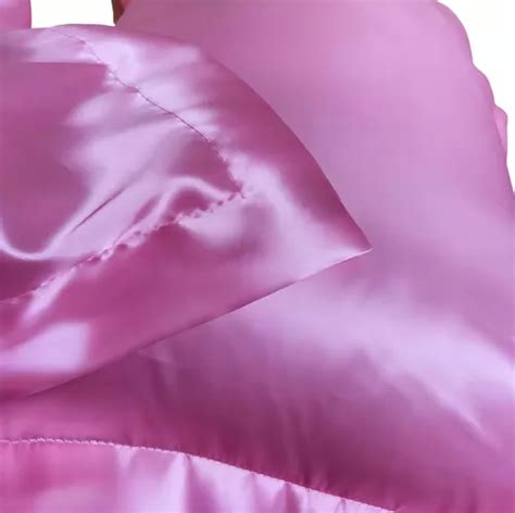Fronha Casablanca Cetim De Seda Antifrizz C Abas X Cor Rosa MercadoLivre