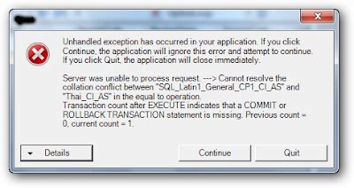 WeB LoG S JuUiER Cannot Resolve The Collation Conflict Between SQL