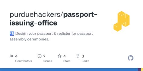Github Purduehackerspassport Issuing Office 🛂 Design Your Passport And Register For Passport