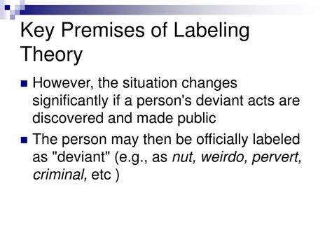 Ppt Labeling Theory Powerpoint Presentation Free Download Id 139612