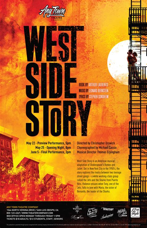 West Side Story Broadway Poster
