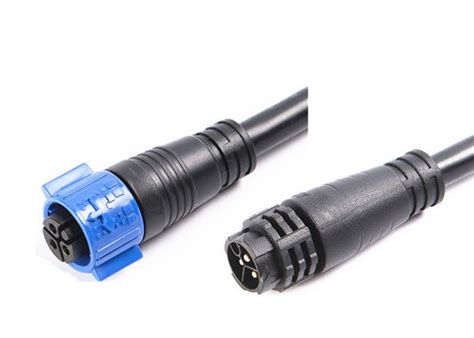 3 Pin 20a Waterproof Cable Joiner Welding Ip67 Push Locking Led Male Female