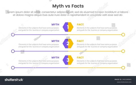 Fact Vs Myth Comparison Versus Concept Stock Vector Royalty Free