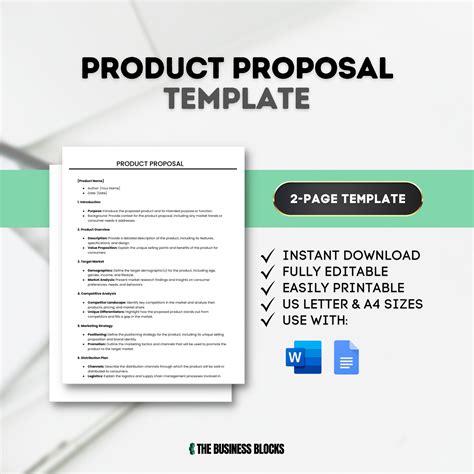 Product Proposal Template Business Proposal Template Product Launch Proposal Product