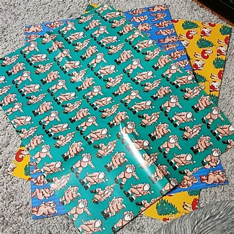 Party Supplies Adult Naughty Christmas Themed Wrapping Paper Poshmark