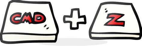 Cartoon Command Z Function 12298035 Vector Art At Vecteezy
