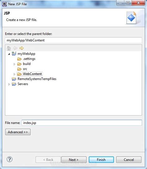 Jsp And Eclipse Ide Create Web Project And Run Project