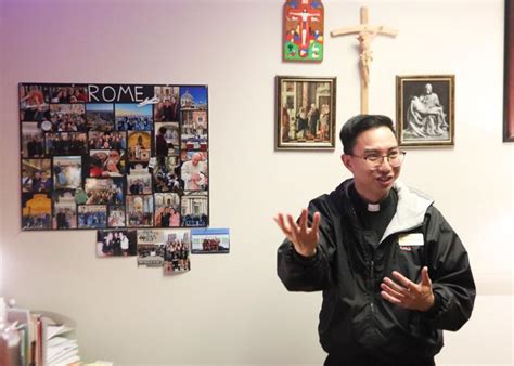 Share The Joy A Qanda With Rev Duy Nguyen Bishop Kelley Chaplain