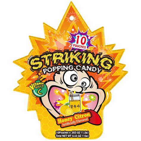 Striking X 3 15pm Popping Candy 15g 3 15pm Milk Tea Flavor Striking Official Website