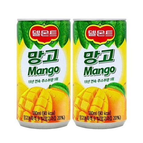 롯데칠성음료 델몬트 Delmonte 망고주스 180ml X30캔 티몬