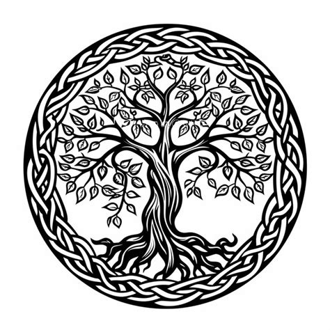 Premium Vector A Tree With The Words Quot Tree Quot On It