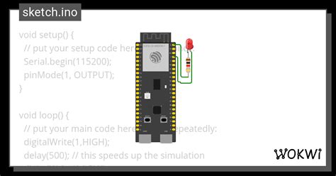 Blink PinMode Esp32s3 Wokwi ESP32 STM32 Arduino Simulator