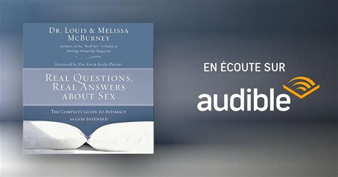Real Questions Real Answers About Sex Livre Audio Melissa Mcburney