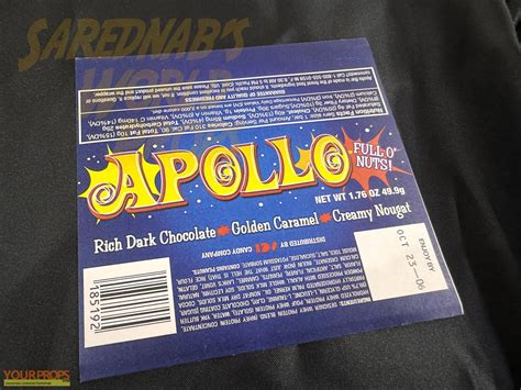 Once Upon A Time 2011 2018 Apollo Bar Wrapper Prop Original Tv Series