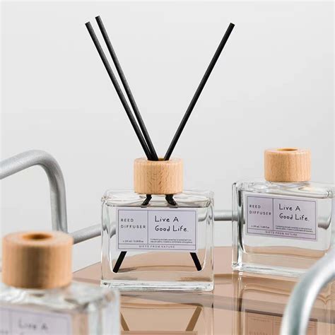 100ml 150ml Square Clear Luxury Reed Difuser Bottle With Customization