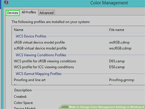 How To Change Color Management Settings In Windows Steps