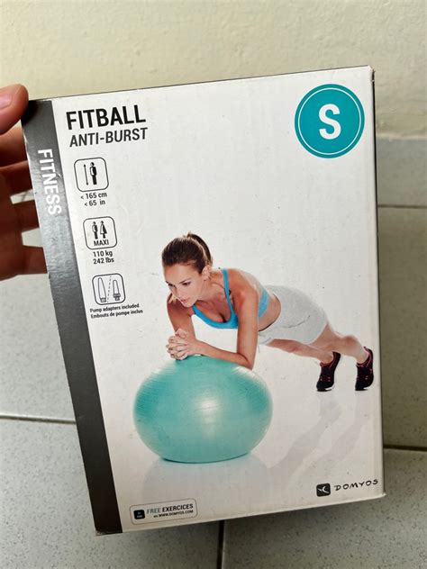 Domyos Exercise Ball, Sports Equipment, Exercise & Fitness, Toning ...