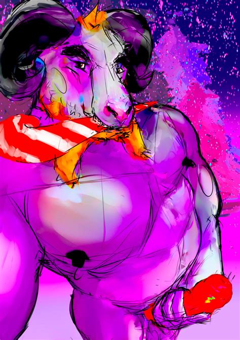 Rule 34 20secondstoshame Anthro Bovid Candy Candy Cane Caprine