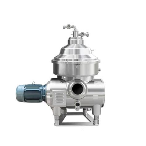 Continuous Disc Stack Centrifugal Separator For Solid Liquid Separation