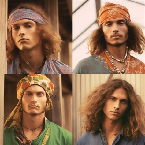 1960s Hippie Hairstyles And Haircuts For Men Free Spirited Revolution