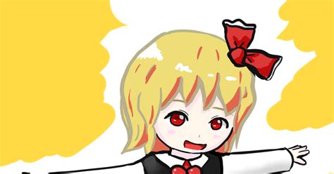 東方project ルーミア【東方イラスト練習1】 グエス・t・マンスィのイラスト Pixiv