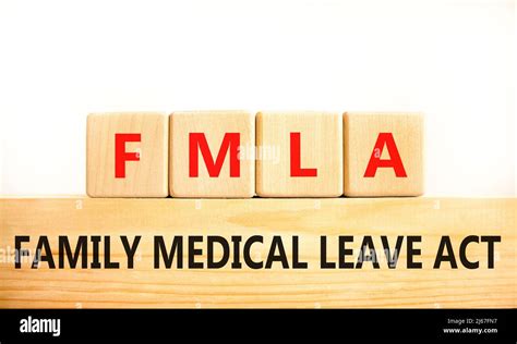 FMLA Family Medical Leave Act Symbol Concept Words FMLA Family Medical Leave Act On Wooden